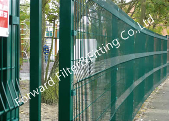 Double Galvanized Steel Welded Wire Mesh Coated Fence Panels For Playground