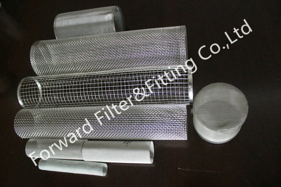 High Filtration Precision Pvc Coating Wire Mesh Pipe Strong Rigidity Wire Mesh Tubing