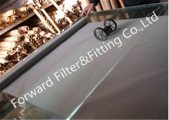 Light Weight Aluminum Alloy Woven Metal Mesh Used In Public Buildings , Width Up To 4 Feet