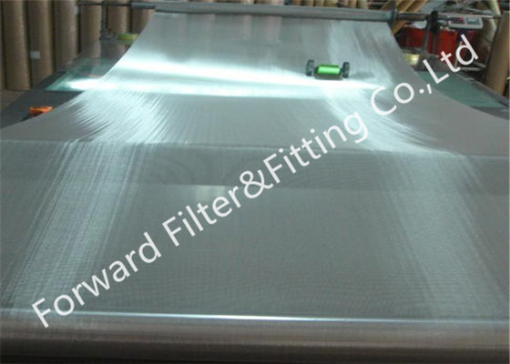 Twill Dutch Weave Stainless Steel Wire Mesh Screen Used To Filter The Heavier Material