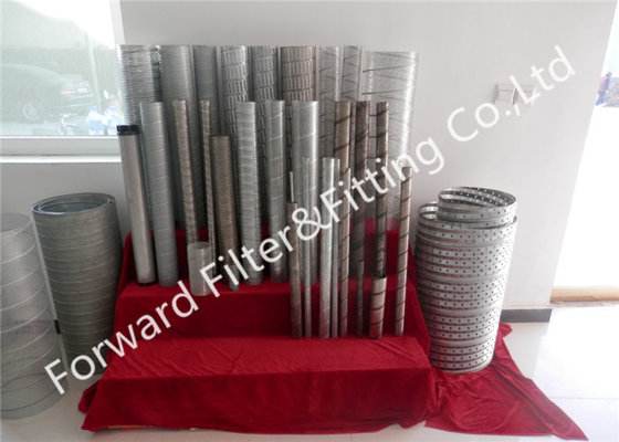 Filtration Elements 3 Inch Perforated Steel Pipe / Perforated Stainless Steel Tubing