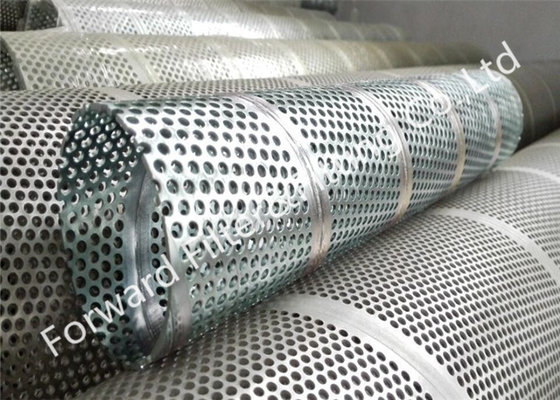 Filtration Elements 3 Inch Perforated Steel Pipe / Perforated Stainless Steel Tubing