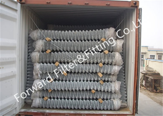 Colorful Chain Link Wire Mesh Pvc Coated Wire Fencing For Protecting 1 - 4m Height