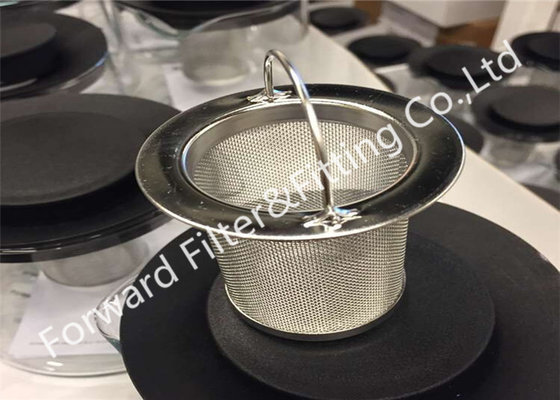Silvery Exquisite Stainless Steel Wire Mesh For Tea / Coffee Filter Funnel