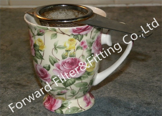 Silvery Exquisite Stainless Steel Wire Mesh For Tea / Coffee Filter Funnel