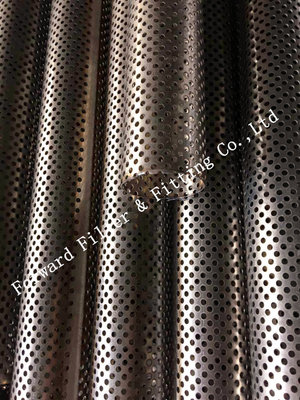 Center Muffler Perforated Metal Tubing Stainless Steel , Filtration / Separation Tubes