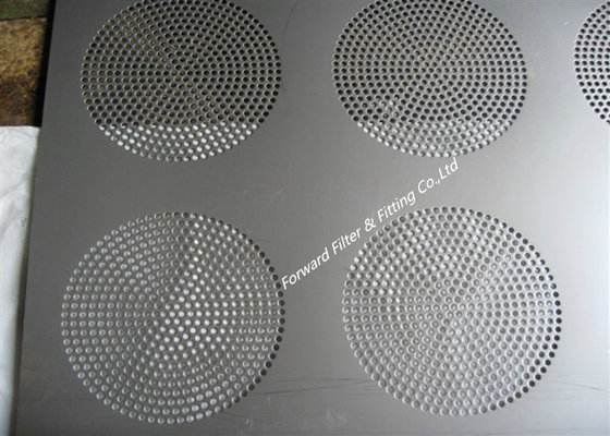 Decorative Perforated Metal Sheet / Stainless Steel Punched Plate 0.6 - 20mm Thickness