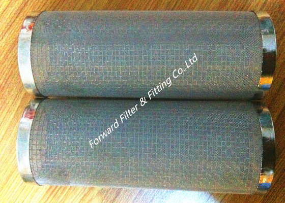 Metal Wire Mesh Tube , Metal Mesh Tube For Making Screen Defoaming Device / Oil Gas Separator