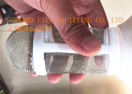 SS304 Stainless Steel Wire Mesh Tube With PP / PE Handrail Corrosion Resistance