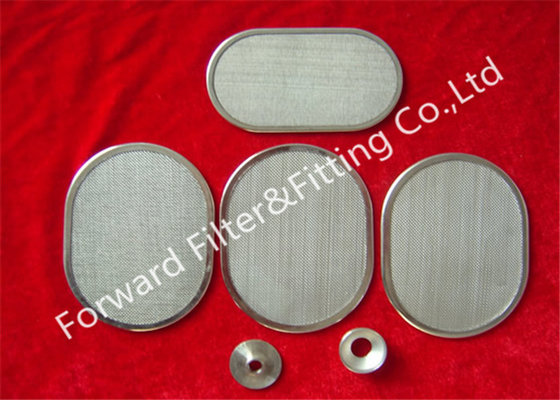Plain Weave Wire Mesh Filter With Stainless Steel / Mild Steel , Accurate Filtration Precision