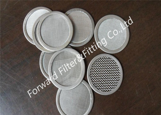 Plain Weave Wire Mesh Filter With Stainless Steel / Mild Steel , Accurate Filtration Precision