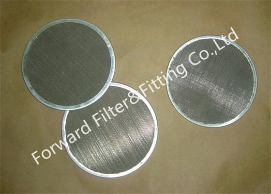 Plain Weave Wire Mesh Filter With Stainless Steel / Mild Steel , Accurate Filtration Precision