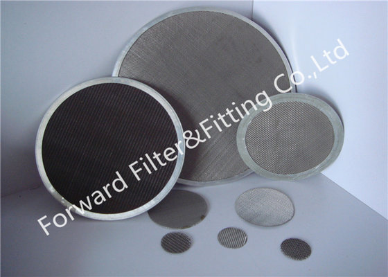 Plain Weave Wire Mesh Filter With Stainless Steel / Mild Steel , Accurate Filtration Precision