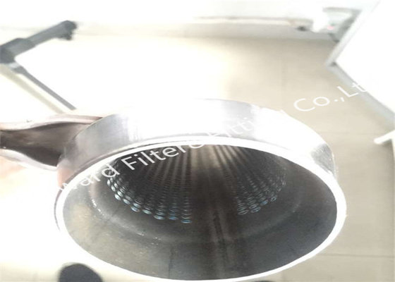 Suction Stainless Steel Filter For Hydraulic Oil Perforated Inner Tube