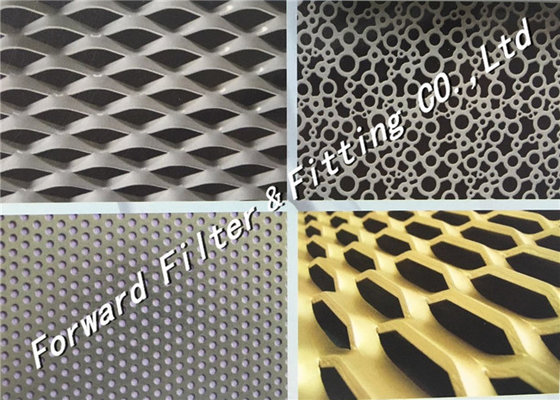 Sheet Metal Hole Punch Perforated Metal Sheet With Stainless Steel / Iron / Low Carbon Steel