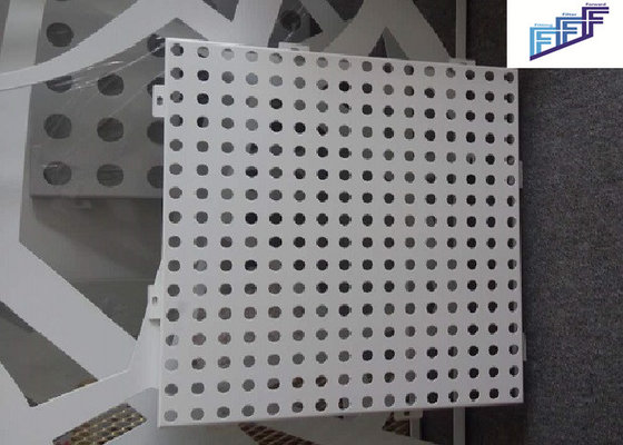 Light Weight Perforated Steel Sheet / Decorative Metal Screen Corrosion Resistance