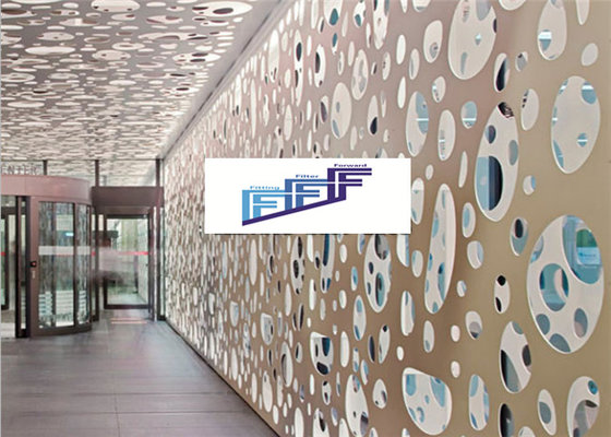 Art Design Perforated Metal Sheet / Decorative Perforated Sheet Metal ISO9001