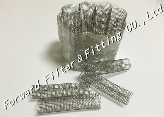 Low Filtration Precision Wire Mesh Tube Filter OEM for Industrial Oil / Water / Gas