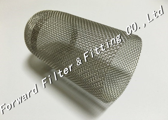 Aluminum  Copper Stainless OEM Industrial Oil / Water / Gas Wire Mesh Tube Filter