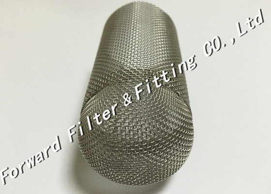 Aluminum  Copper Stainless OEM Industrial Oil / Water / Gas Wire Mesh Tube Filter