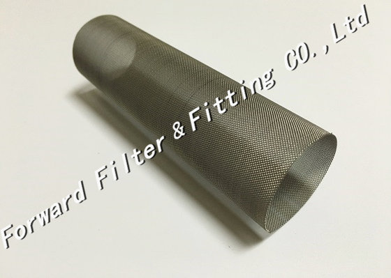 OEM Wire Mesh Tube Filter for Industrial food and drug filtering processing / lab