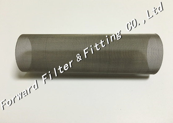 OEM Wire Mesh Tube Filter for Industrial food and drug filtering processing / lab