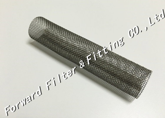 OEM stainless steel mesh tube Filter for Industrial / lab / gas filter , ISO9001 Approved