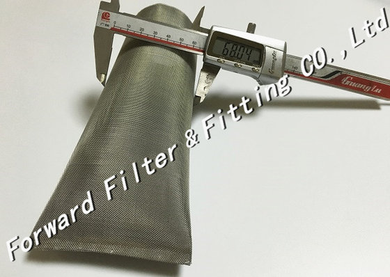 Wire Stainless Mesh Tube Corrosion Resistance / Filter Elements Large Size