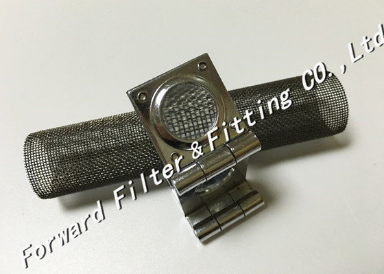 Epoxy Coated Wire Mesh Tube Stainless Steel Corrosion Resistance / Filter Elements