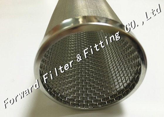 Welded Wire MeshTube Filter High Filtration Precision Rust Protection