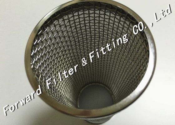 Welded Wire MeshTube Filter High Filtration Precision Rust Protection