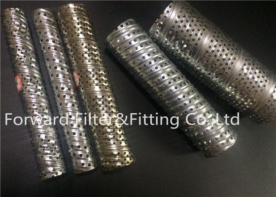 stainless steel spiral tube /carbon steel punching spiral welded central mesh pipe