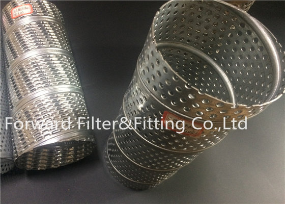 Perforated Steel Pipe And Spiral inner locked Steel Pipe filter center tube