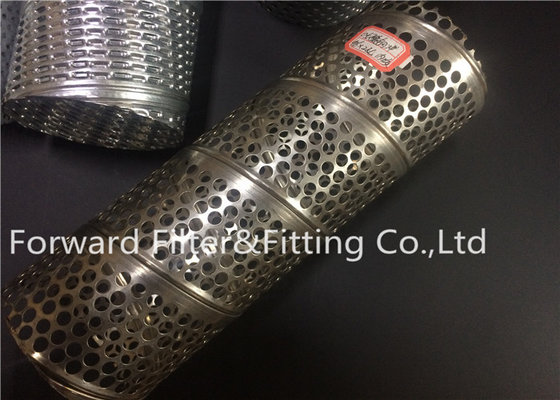 Perforated Steel Pipe And Spiral inner locked Steel Pipe filter center tube