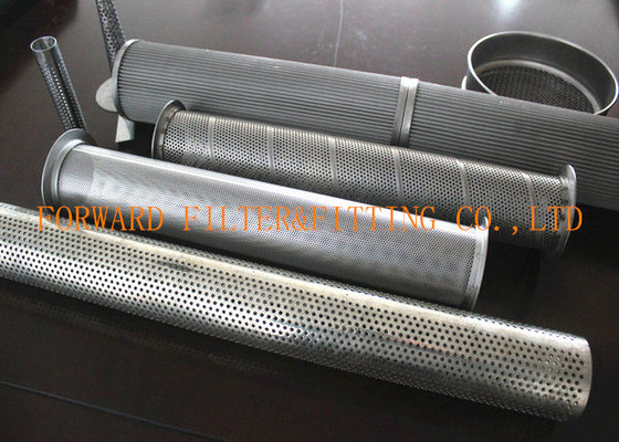 Multilayer Strainer Cup / Cover Ring Perforated Metal Pipe Rough Filtration