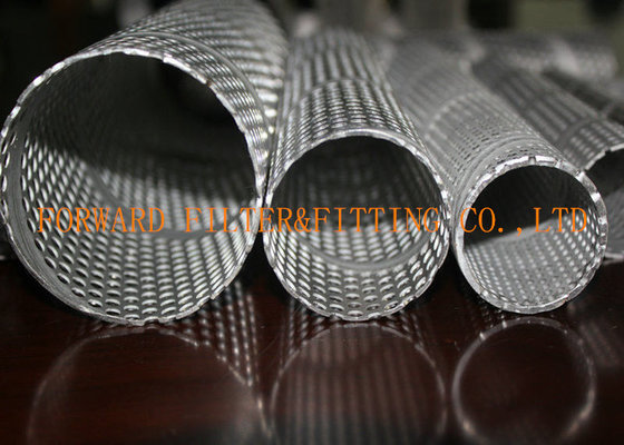 Multilayer Strainer Cup / Cover Ring Perforated Metal Pipe Rough Filtration