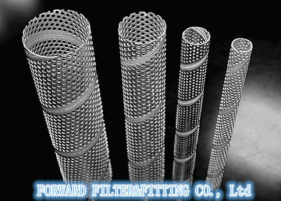 Multilayer Strainer Cup / Cover Ring Perforated Metal Pipe Rough Filtration