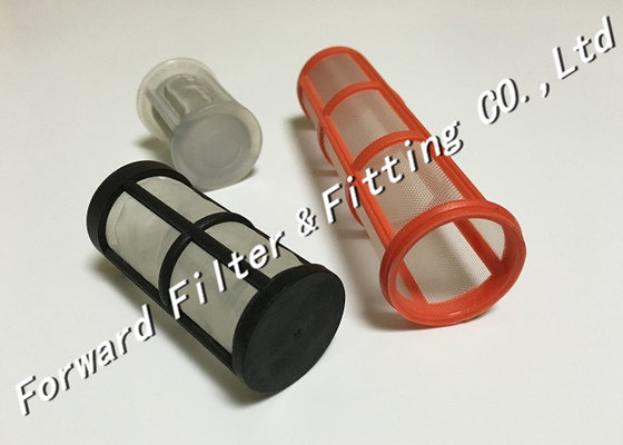 Welded Perforated Wire Mesh Tube , Automotive Exhaust System Nylon Mesh Filter