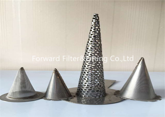 Manufacturers supply a variety of different specifications conical stainless steel punching filter stainless steel shape