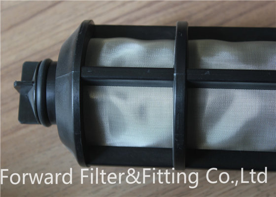 Welded Perforated Wire Mesh Tube , Automotive Exhaust System Nylon Mesh Filter