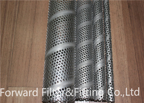 stainless steel spiral tube /carbon steel punching spiral welded central mesh pipe