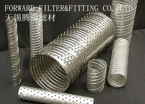 6 Inch 12 Inch Round Stainless Steel Perforated Metal Tube For Power Plant Hydration / Oil Filter