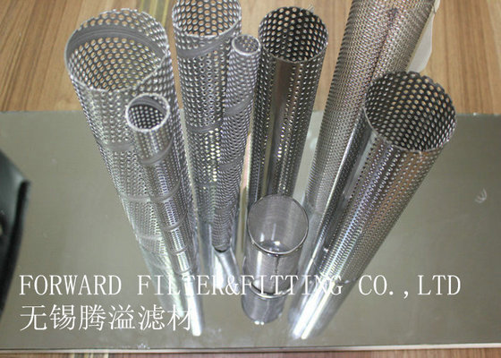 316L / 304 Stainless Steel Punching Pipes For Automobile / Motorcycle Silencers
