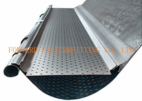 Hot - Dipped Galvanized Gutter Guard Expanded Mesh Carbon Steel / Aluminum Customized