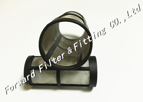 Welded Perforated Wire Mesh Tube , Automotive Exhaust System Nylon Mesh Filter