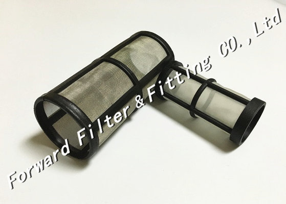 Welded Perforated Wire Mesh Tube , Automotive Exhaust System Nylon Mesh Filter