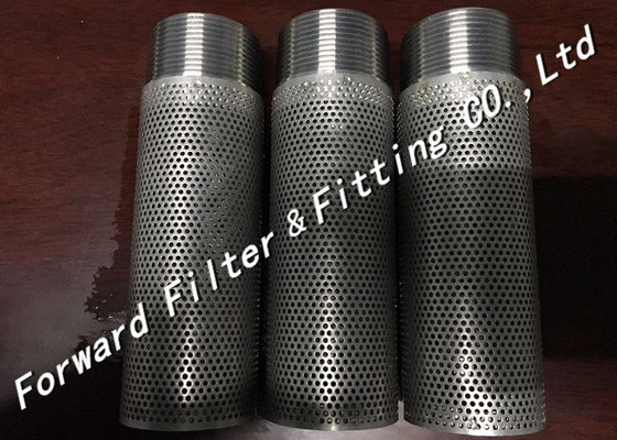 Custom Industrial Filter Cartridge / 304 409 316L Perforated Tube Core For Oil Chemistry
