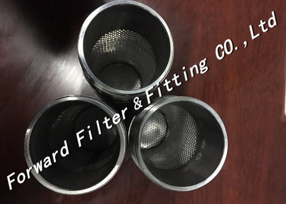 Custom Industrial Filter Cartridge / 304 409 316L Perforated Tube Core For Oil Chemistry