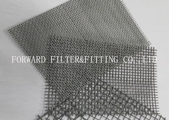 Plain weave stainless steel wire mesh filter element / industrial accessory material isolation