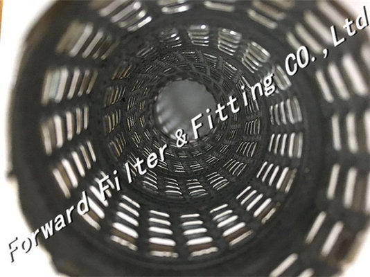 Customized Perforated Steel Pipe / Spiral Locked Seam Tube with 304 316L Tube Filter Core